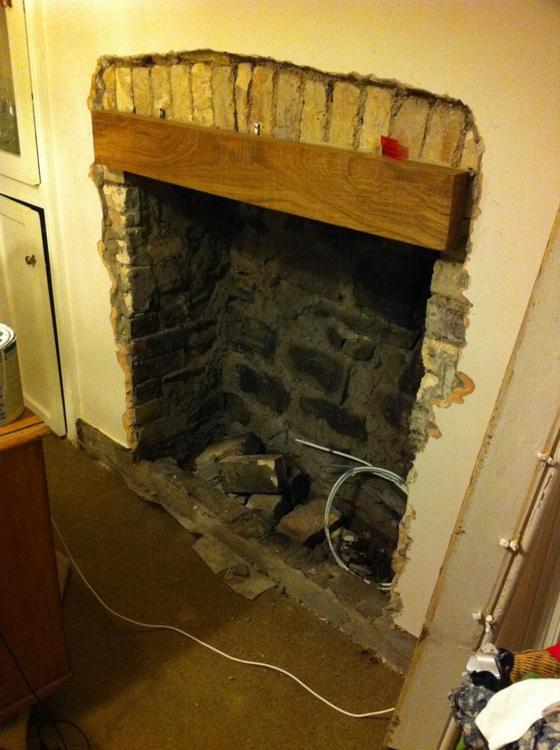 Chimney breast - Creating firm base for hearth | DIYnot Forums
