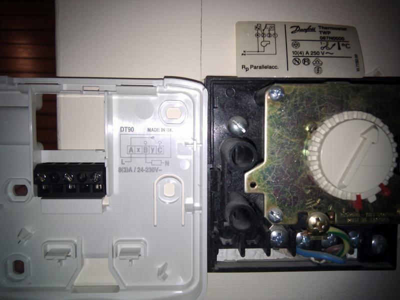 Old Danfoss Thermostat replacement | DIYnot Forums