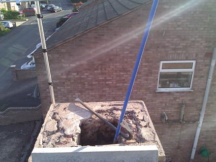 Rubble Blocked Chimney! | DIYnot Forums