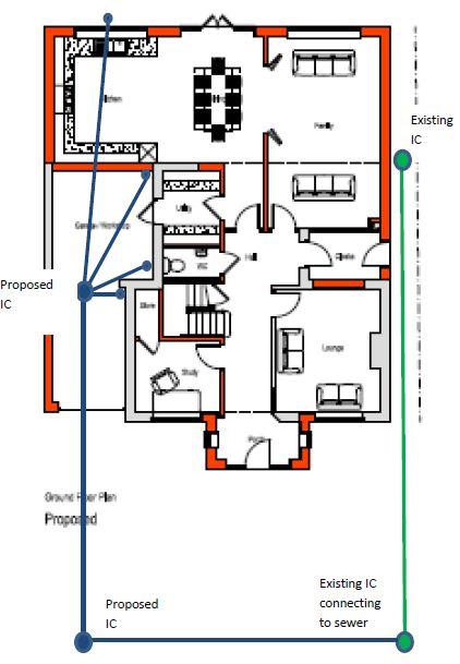 Drainage design for extension | DIYnot Forums