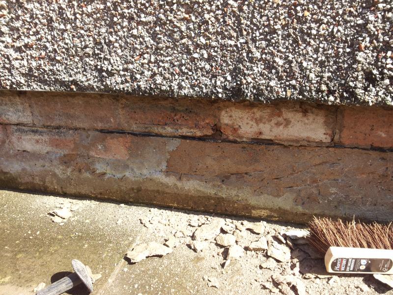 Render off base of 1950's house need some options? | DIYnot Forums