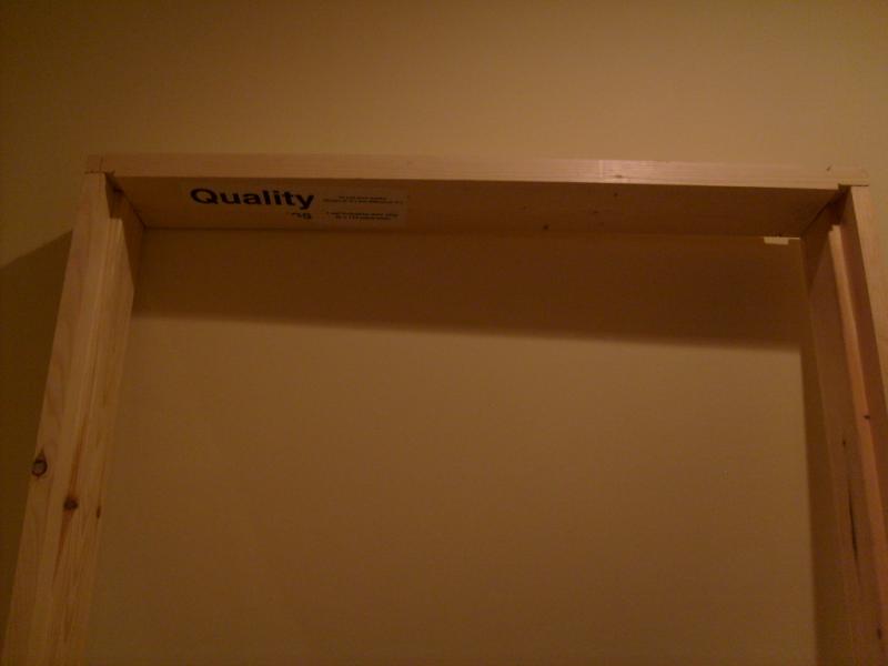 Door Frame | DIYnot Forums