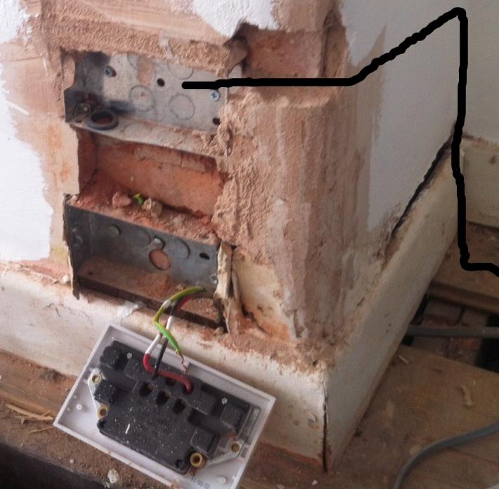 repositioning a socket | DIYnot Forums