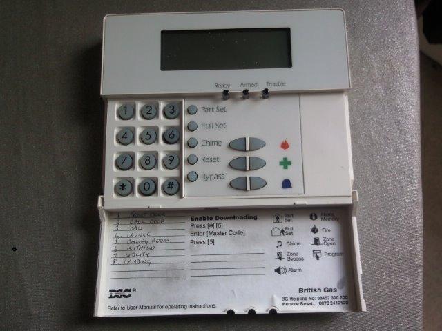 British Gas DSC Alarm | DIYnot Forums