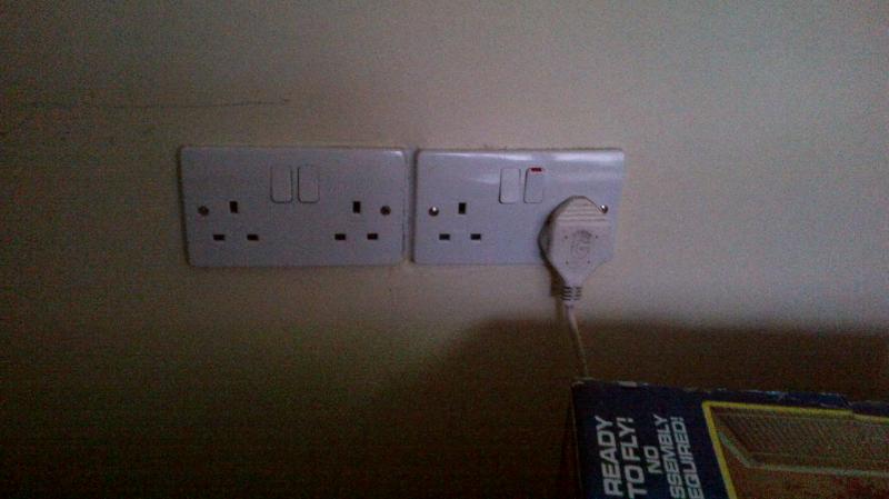 How to convert a double plug to fused switch problem | DIYnot Forums