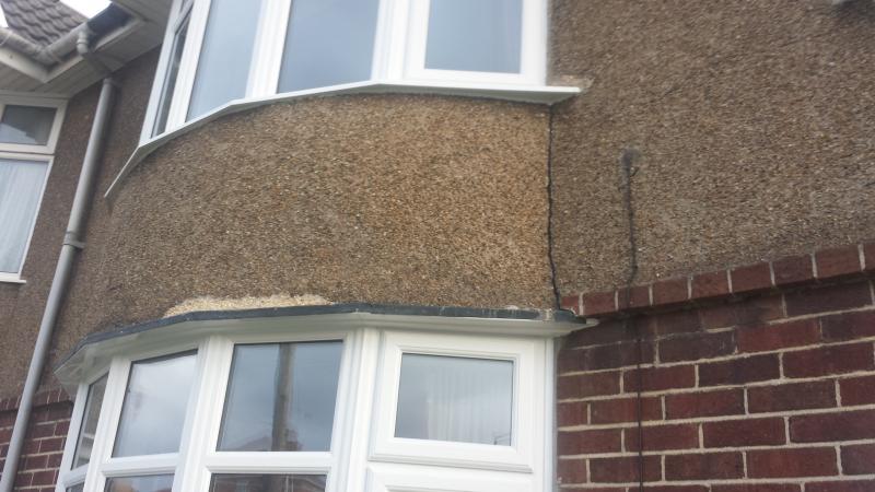 New double glazing - cracks in upstairs bay window. | DIYnot Forums
