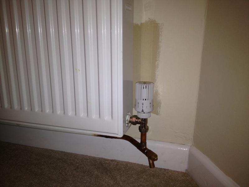 TRV on new radiator | DIYnot Forums