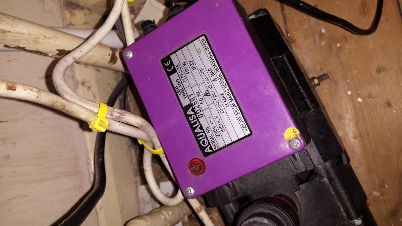 Aqualisa type 3se shower pump problem | DIYnot Forums