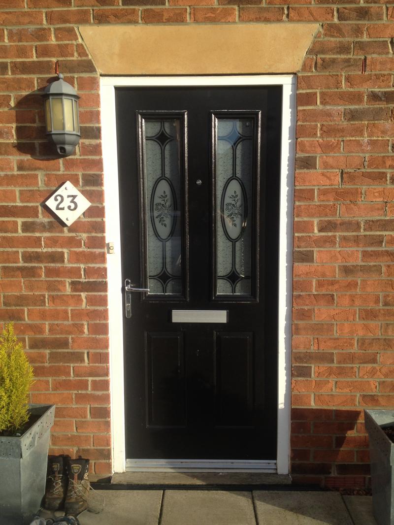 Very cold, metal front door... | DIYnot Forums