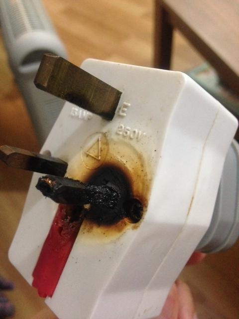 burnt plug | DIYnot Forums