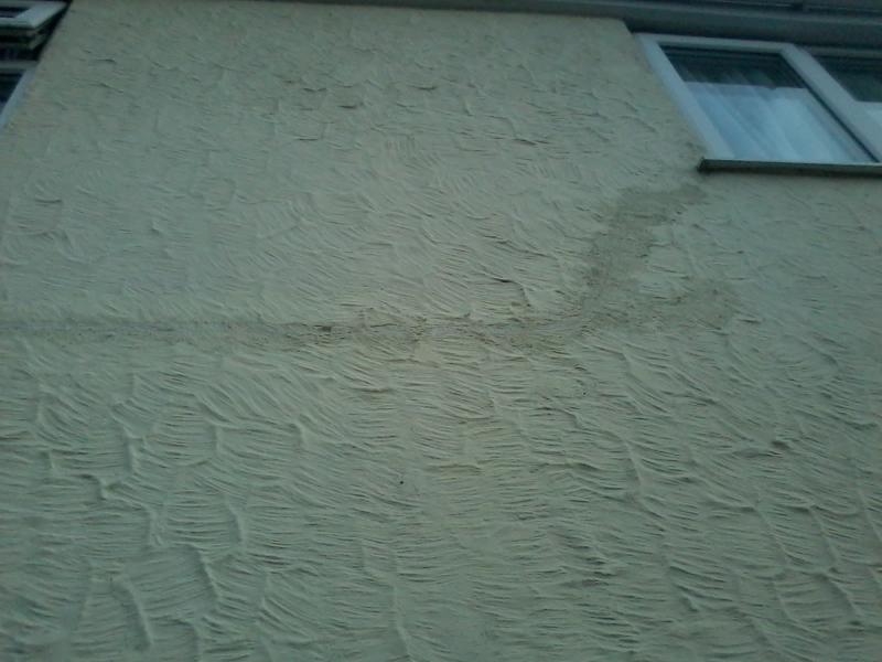 How to disguise this cracked render? | DIYnot Forums