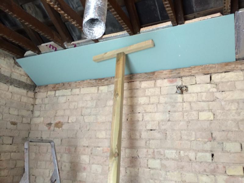 Fixing metal track to angled ceiling? | DIYnot Forums