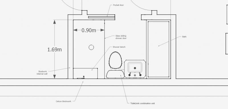 Floating shower seat | DIYnot Forums