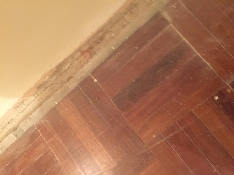 Edge of Parquet flooring | DIYnot Forums