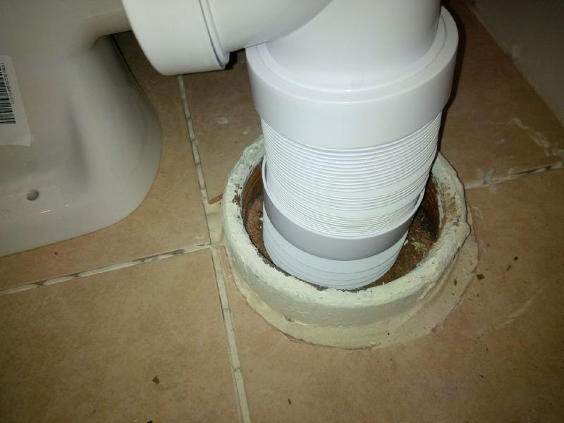 WC Connector to waste pipe | DIYnot Forums