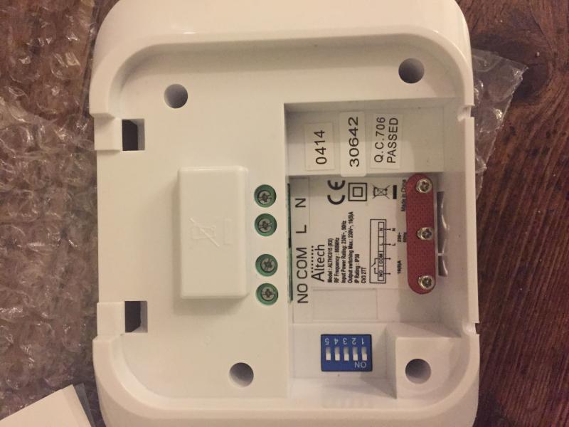 Altech thermostat wiring | DIYnot Forums